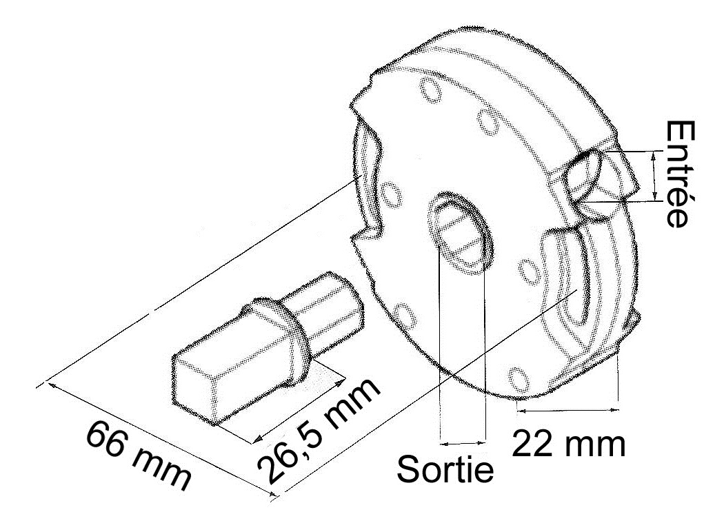 Treuils ACE 1/8 avec fin de course - rapport 1/8 - Manoeuvre volet ...