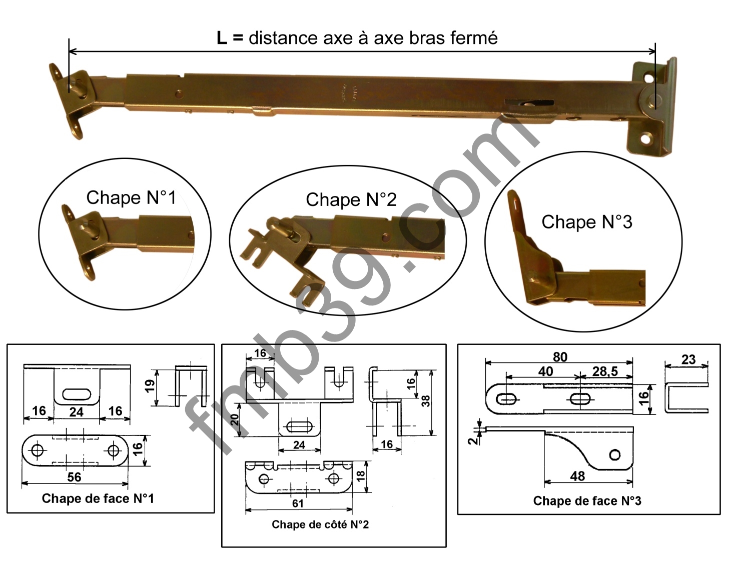 Paires de bras de projection automatique UMB2 - Accessoires de ...