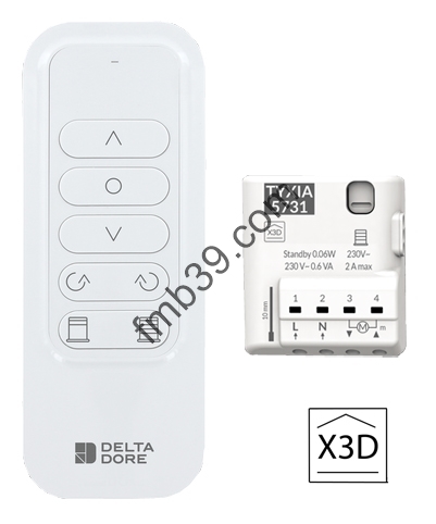 Pack de pilotage de BSO DELTA DORE Tyxia 631 - Télécommandes pour ...